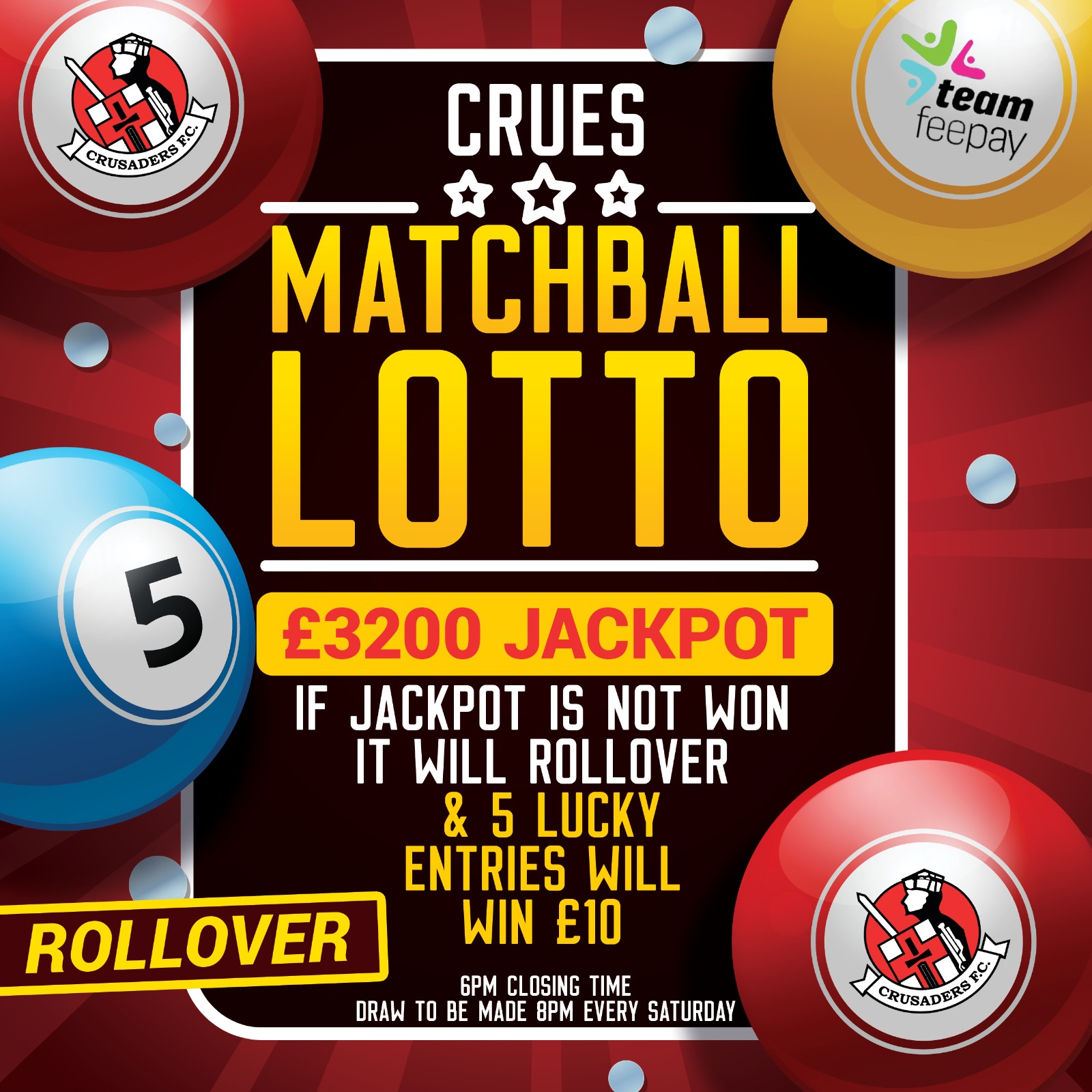 Lotto Stands At £3200